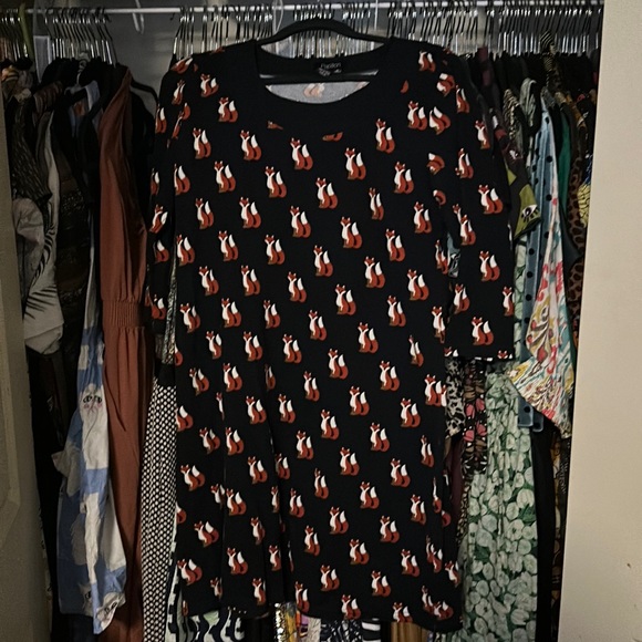 Dresses | Sweater Fox Dress | Poshmark